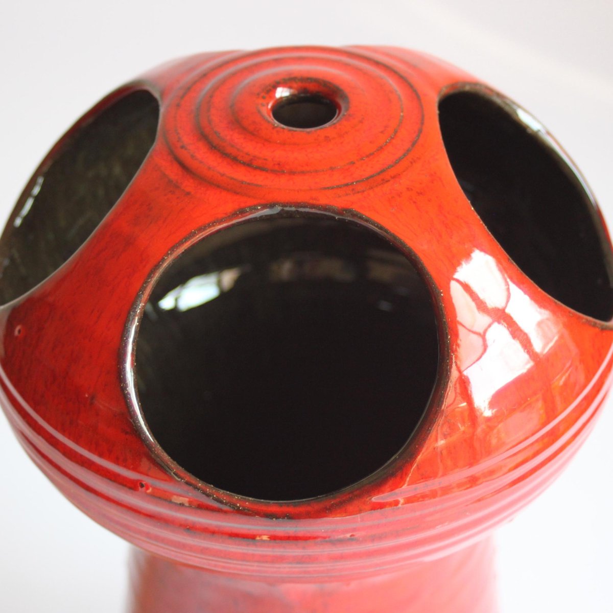Belgische Space Age Vase aus Keramik von Emiel Laskaris, 1960er bei ...
