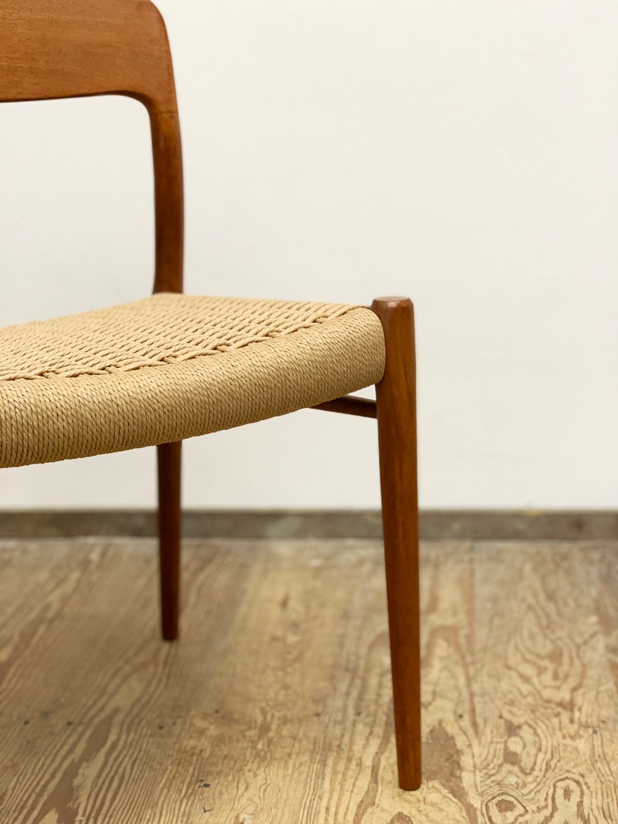 Mid-Century Model 75 Chair in Teak by Niels O. Møller for J.L. Moller ...