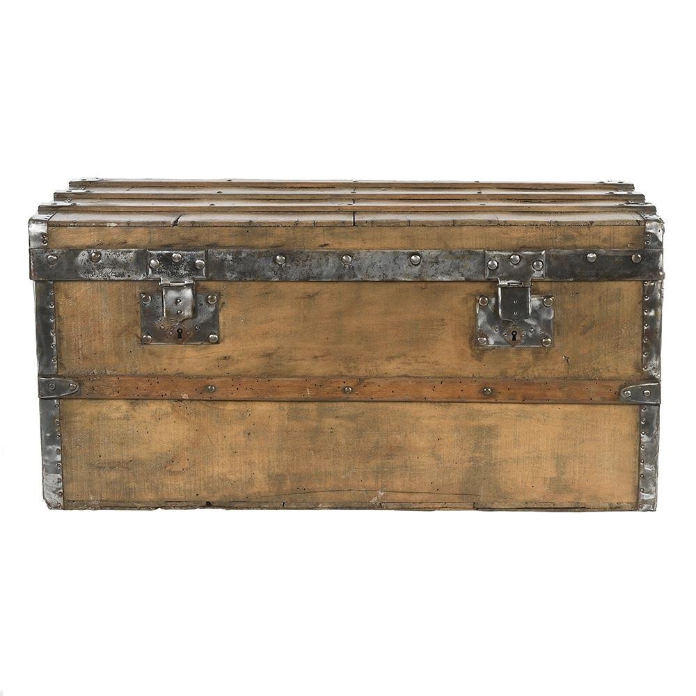 Wooden Transport Trunk, 1800s for sale at Pamono