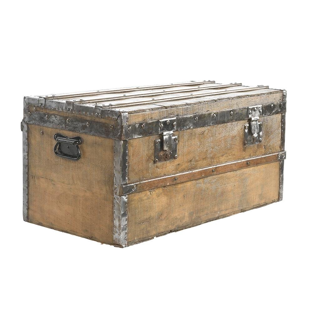 Wooden Transport Trunk, 1800s for sale at Pamono