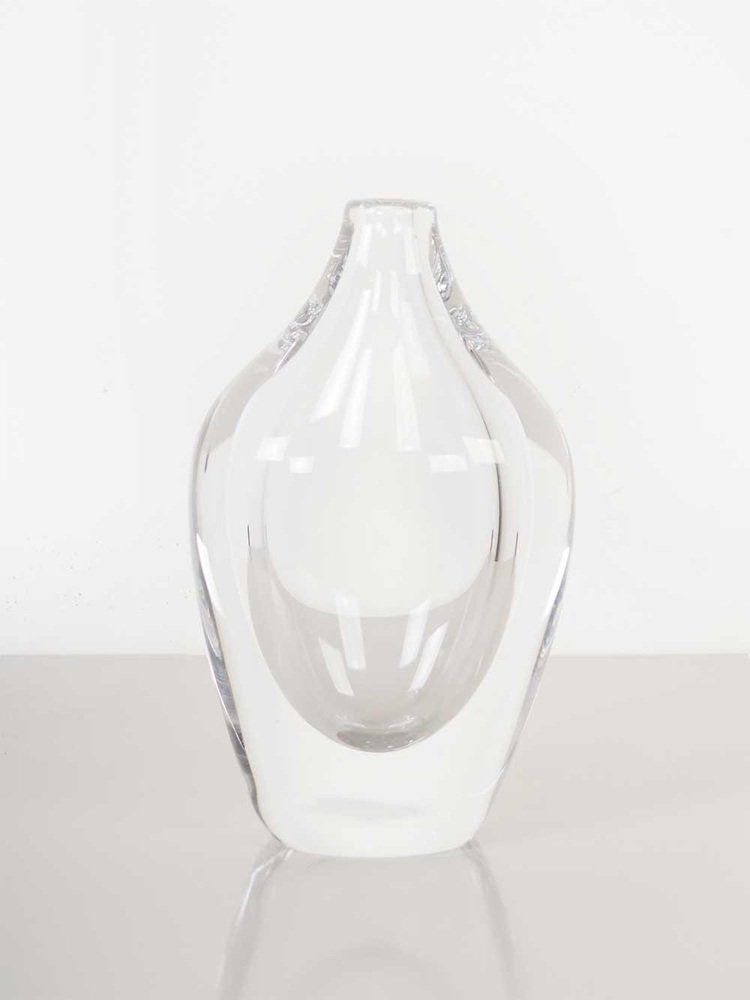 Glass Vase by Erika Lagerbielke for Orrefors Glassworks, 1980s for sale ...