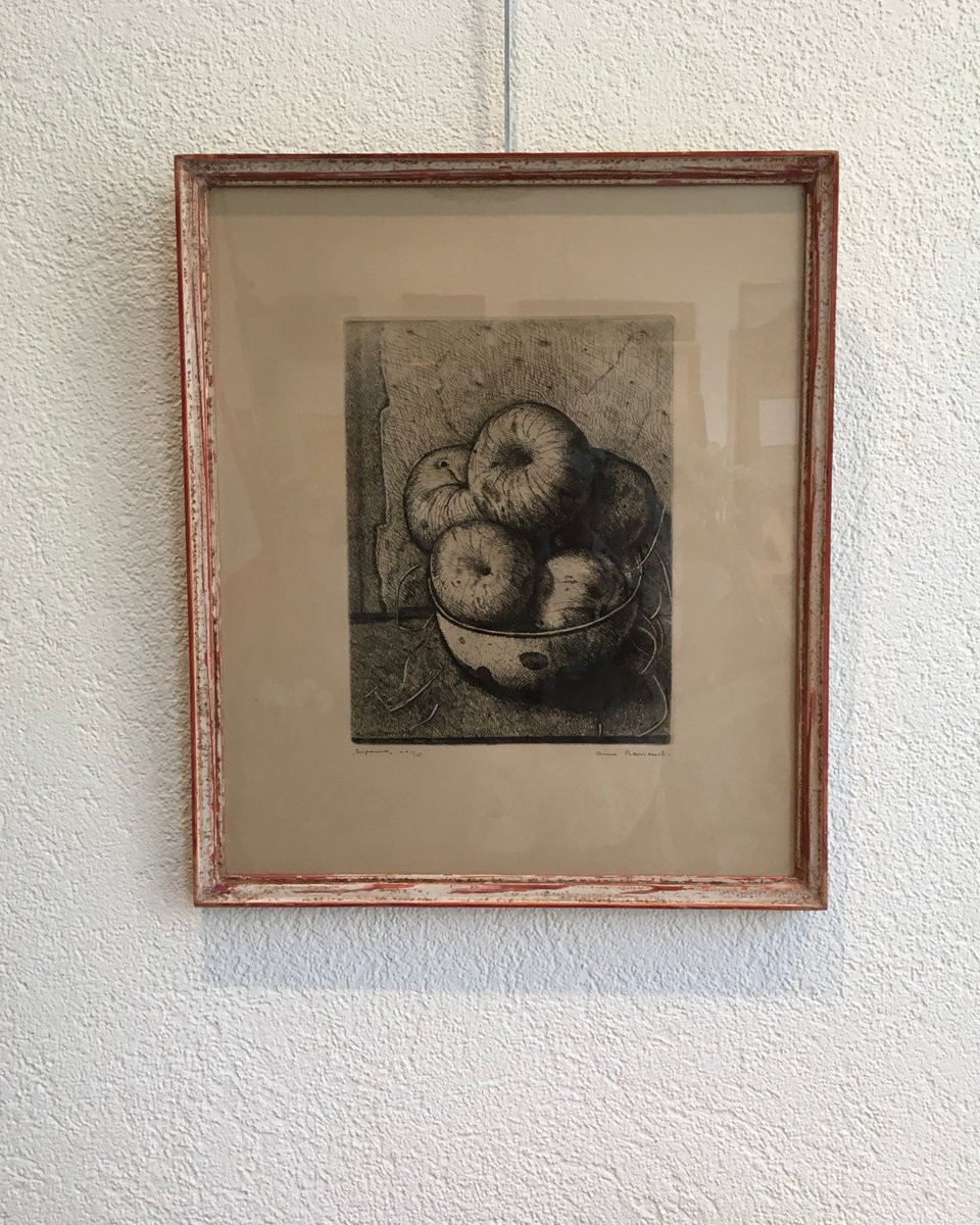 Aimé Barraud, Les pommes, Etching for sale at Pamono