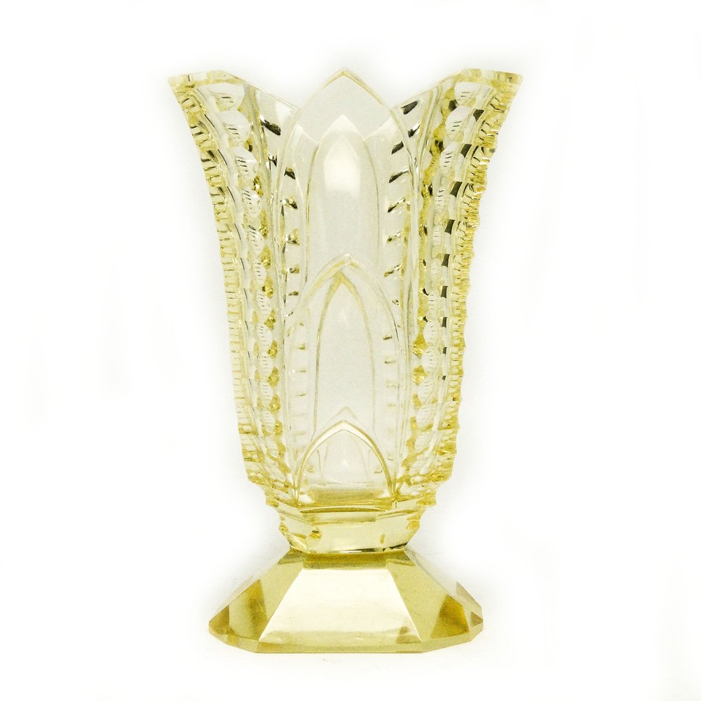 Art Deco Alexandrite Vase from Moser, Czechoslovakia, 1930s for sale at ...