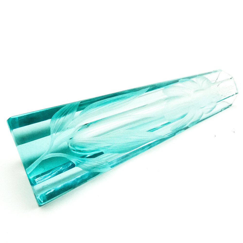 Art Nouveau Uanium Lara Vase from Moser, Czechoslovakia, 1890s for sale ...