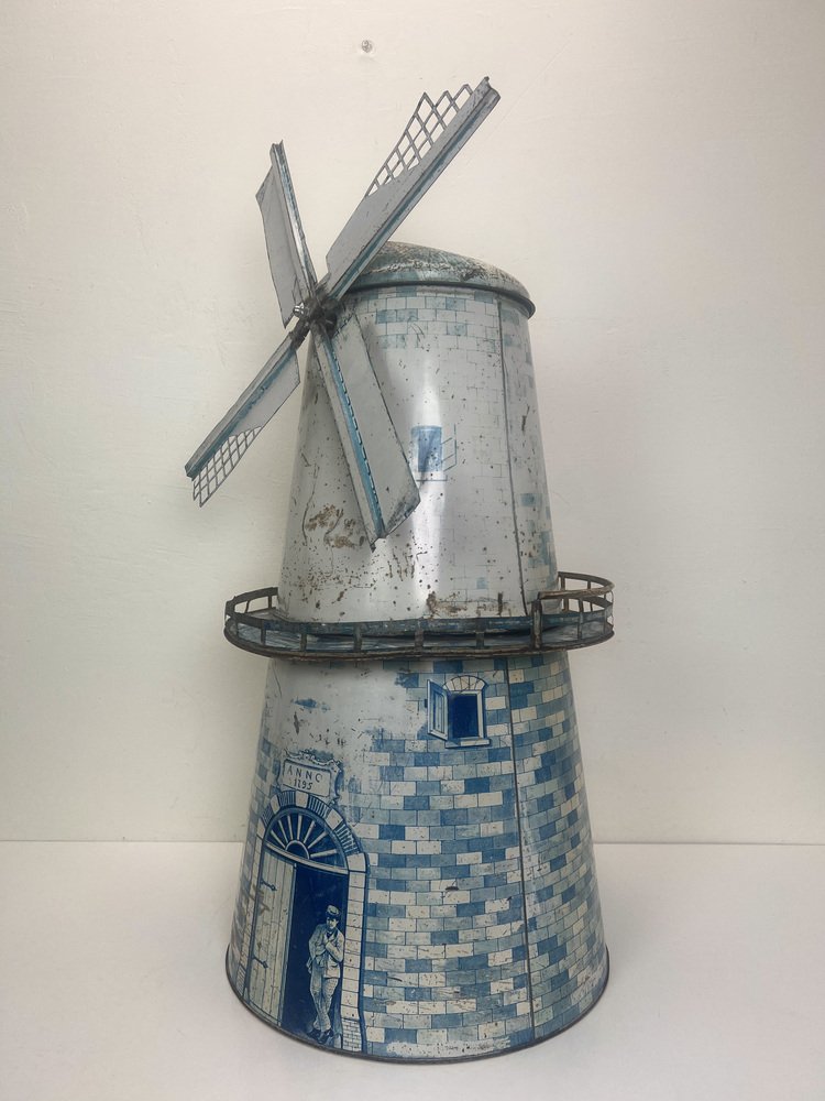 Antique Dutch Windmill Candy Box, Holland, 1920s for sale at Pamono