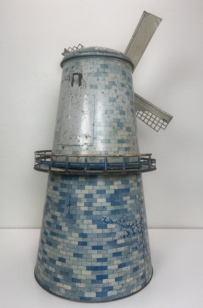 Antique Dutch Windmill Candy Box, Holland, 1920s for sale at Pamono