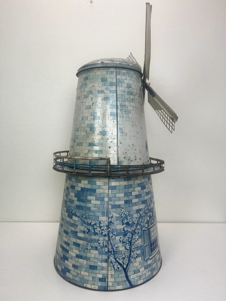 Antique Dutch Windmill Candy Box, Holland, 1920s for sale at Pamono