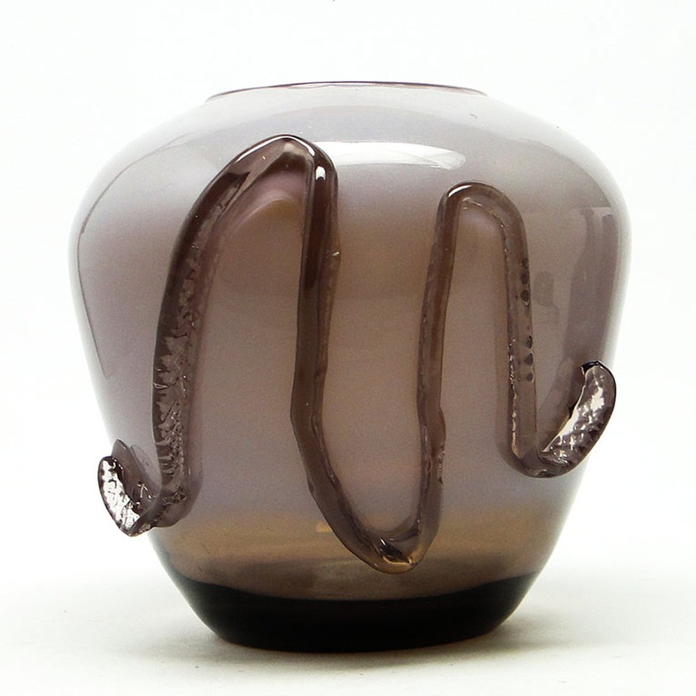 Vase by J. Słuczan-Orkusz for Cracow Institute for Glassworks, Poland ...