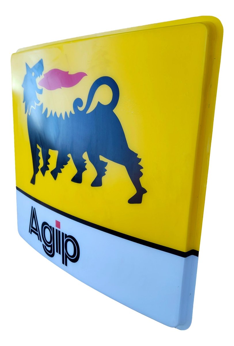 Vintage Sign by Luigi Broggini Giuseppe Guzzi Bob Noorda, 1970s for ...