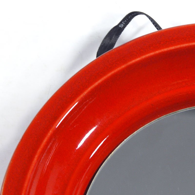 Small Space Age Ceramic Mirror, 1970s for sale at Pamono