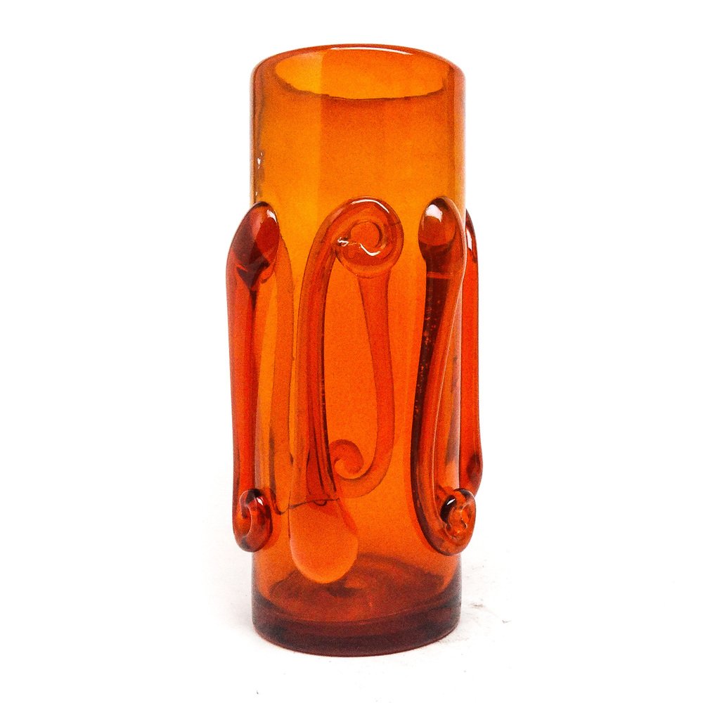Vase by J. Słuczan-Orkusz for Cracow Institute for Glassworks, Poland ...