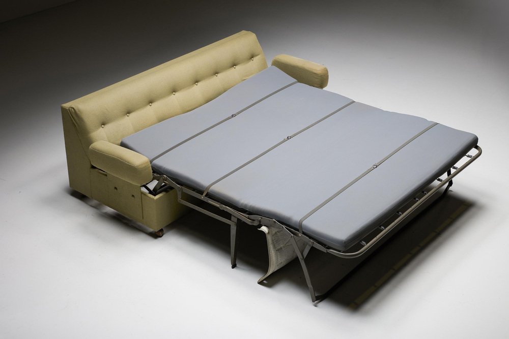 Green Upholstery Sofa Daybed from Seng Company, Germany, 1930s for sale ...