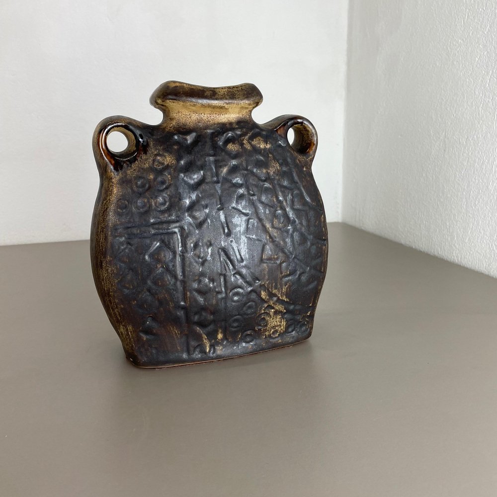 Brutalist Fat Lava Ceramic Vase by Heinz Siery for Carstens Tönnieshof ...