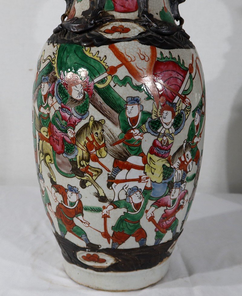 Chinese Nankin Porcelain Vases, 1890s, Set of 2 for sale at Pamono