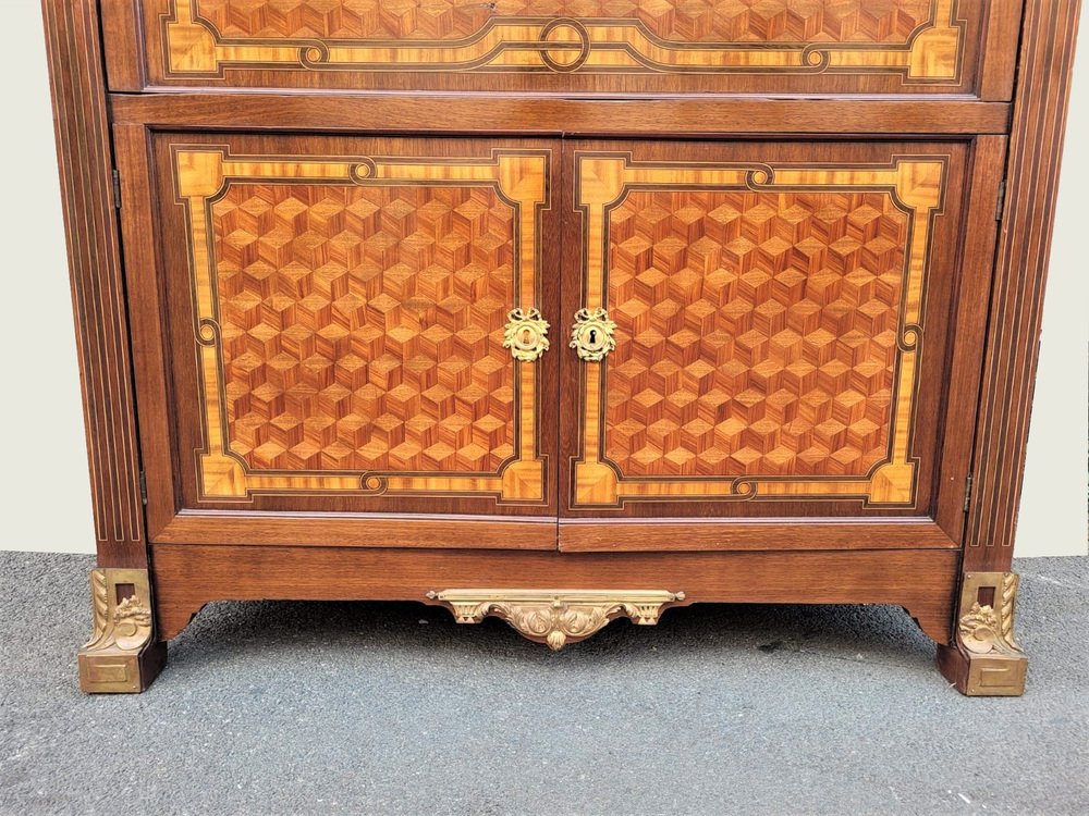 Grand Secretary with Flap in Marquetry, Late 19th Century for sale at ...