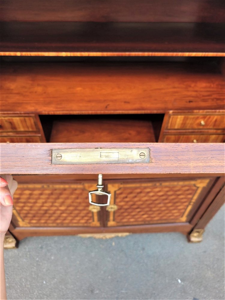 Grand Secretary with Flap in Marquetry, Late 19th Century for sale at ...