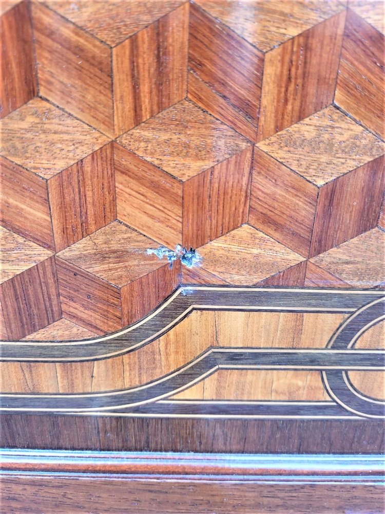 Grand Secretary with Flap in Marquetry, Late 19th Century for sale at ...