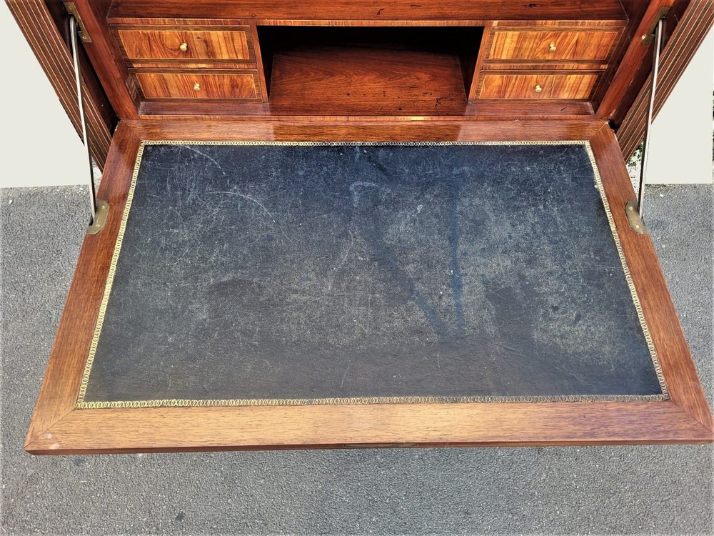 Grand Secretary with Flap in Marquetry, Late 19th Century for sale at ...