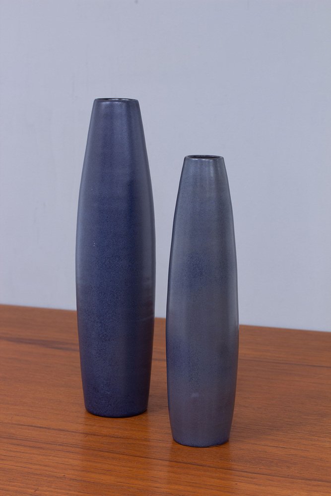 Ceramic Vases by Ingrid Atterberg for Upsala Ekeby, Sweden, 1950s, Set ...