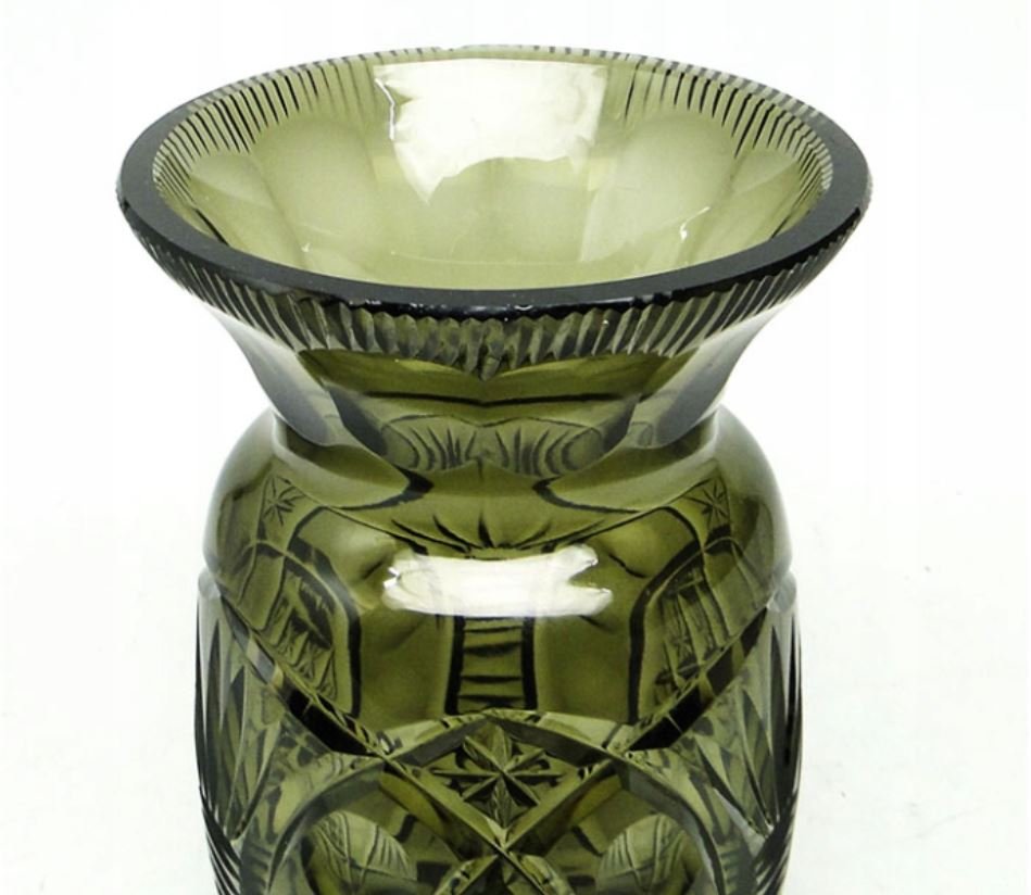 Art Deco Polish Vase from Josephine Glassworks, 1940s for sale at Pamono