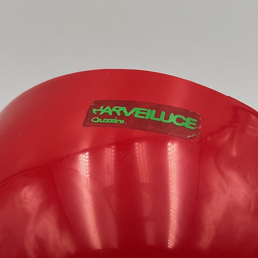 Red Panda Lamp by Ambrogio Pozzi for Harveiluce, 1970s for sale at Pamono