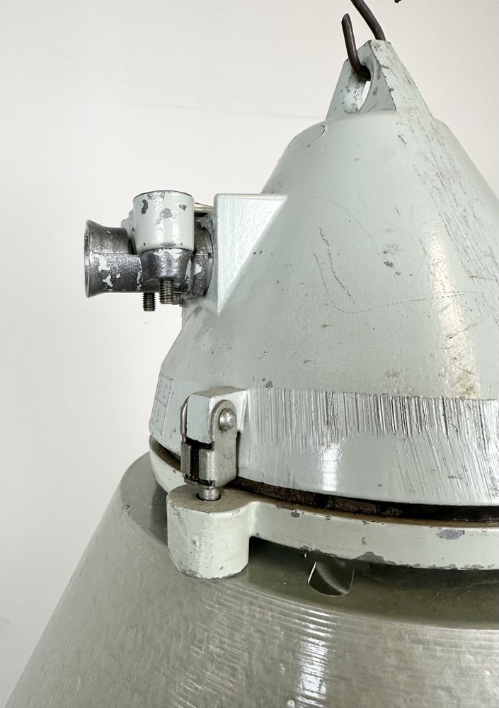 Industrial Explosion Proof Ceiling Lamp With Aluminium Shade From Elektrosvit 1970s For Sale At
