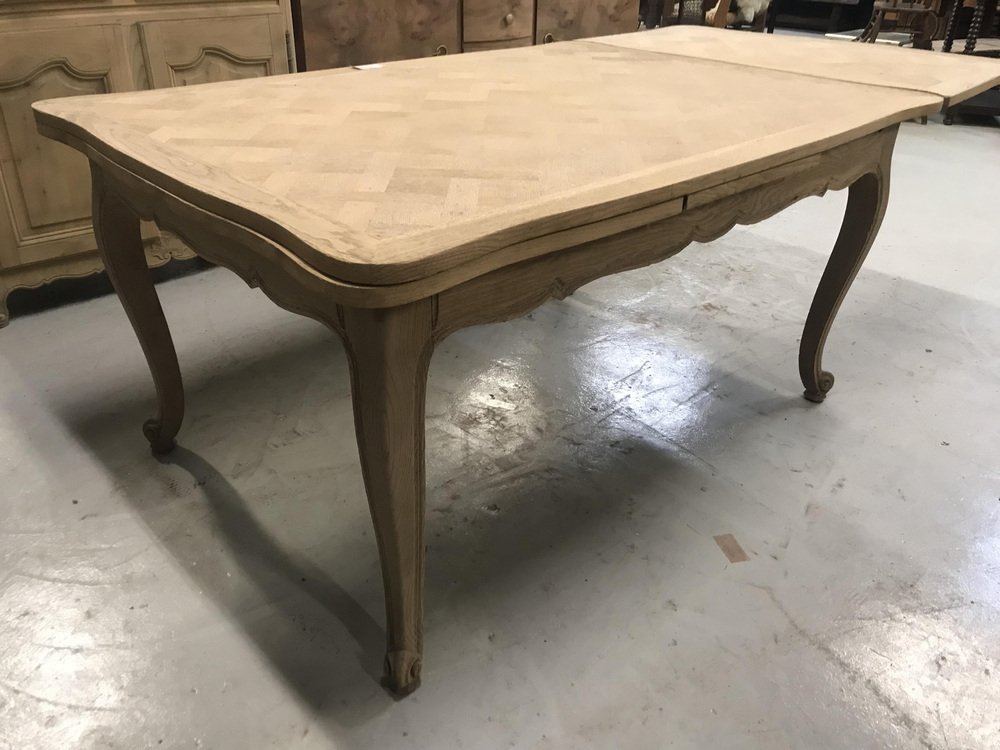 Italian Style Table in Stripped Oak for sale at Pamono