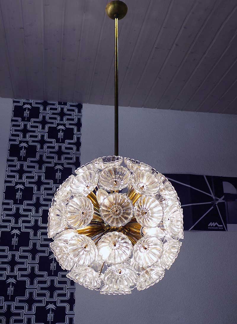 German Starburst Sputnik Chandelier from VEB Leuchten, 1960s for sale ...