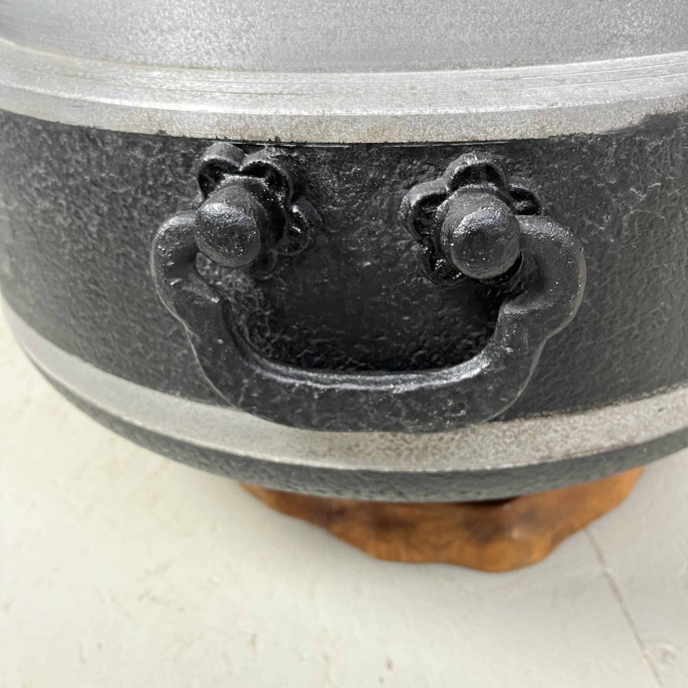 Vintage Japanese Metal Firepot, 1970s for sale at Pamono