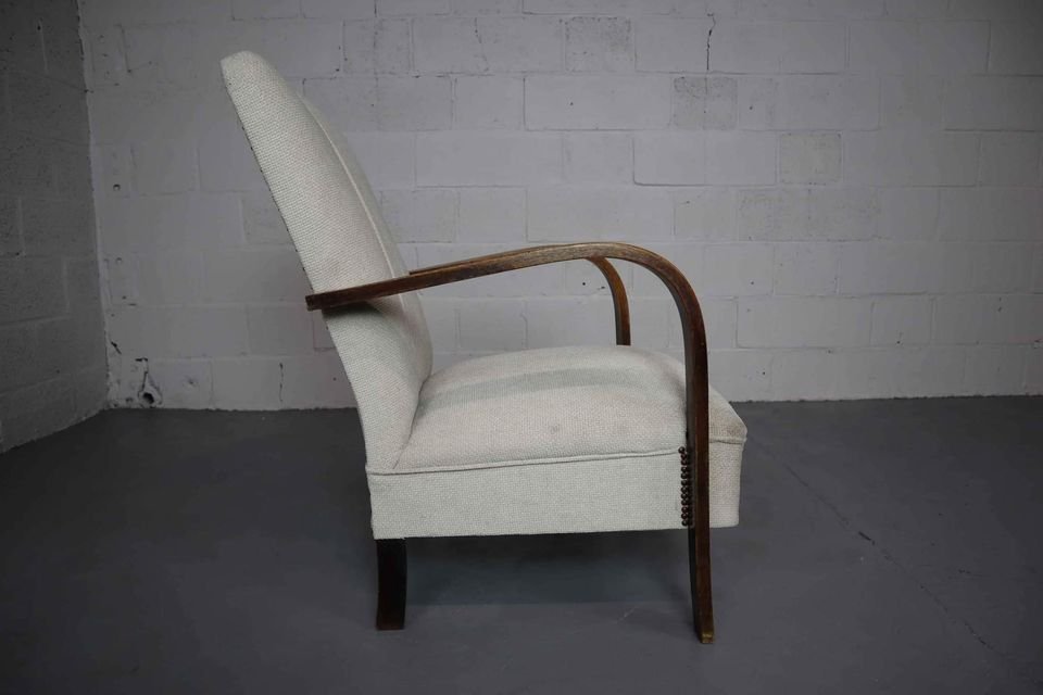 Art Deco Armlehnstuhl aus Eiche, 1930er bei Pamono kaufen