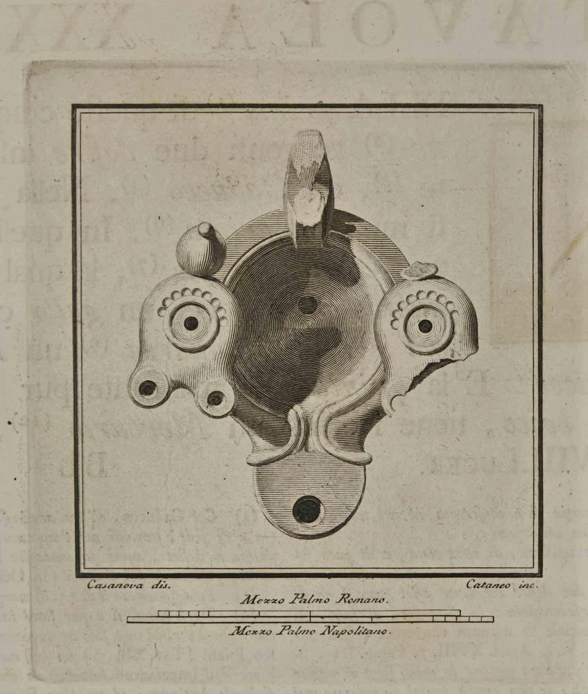 Giacomo Casanova, Ancient Roman Still Life, Etching, 18th Century for ...
