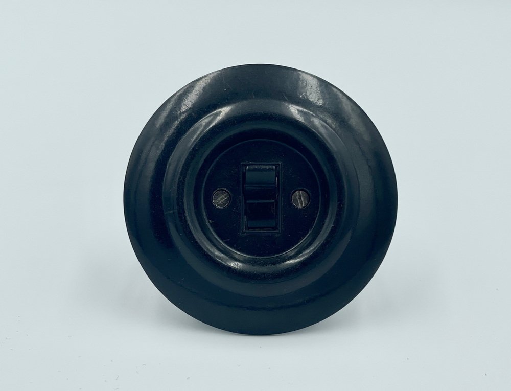 Czech Bakelite Light Switch, 1920s for sale at Pamono