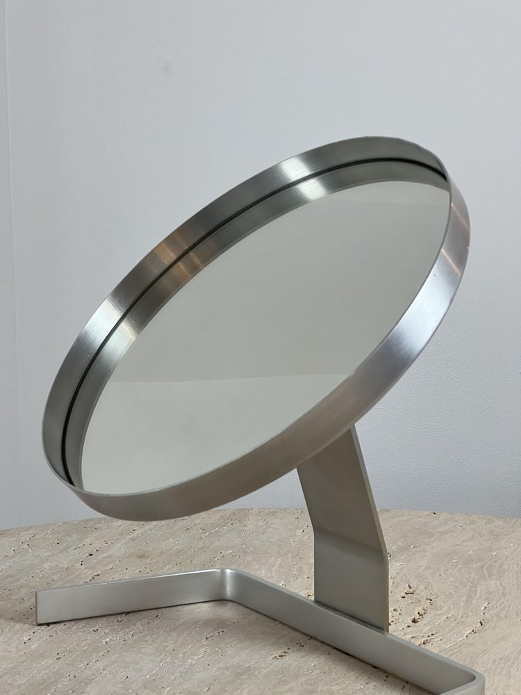 French Circular Mirror by Pierre Vandel, 1970s for sale at Pamono