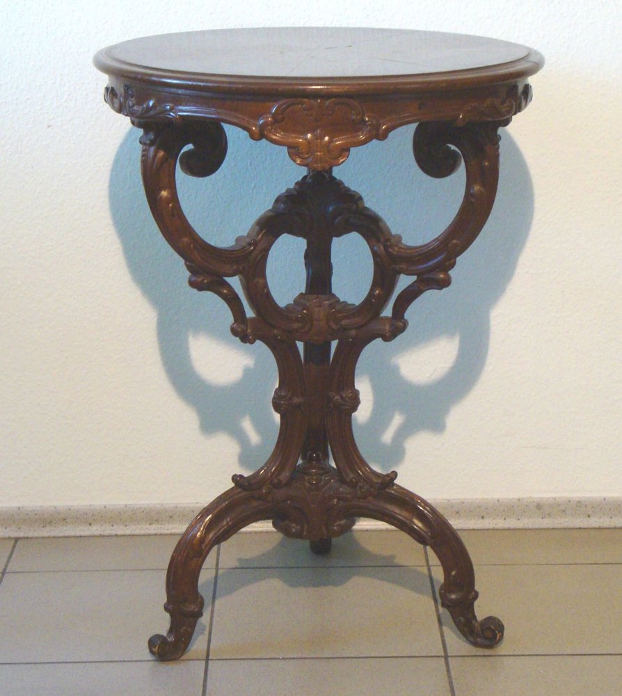 Tisch im Rokoko-Stil aus Mahagoni bei Pamono kaufen