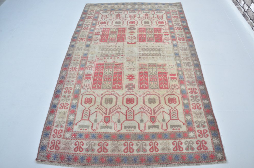 Turkish Rustic Woven Rug for sale at Pamono
