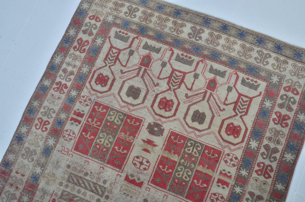 Turkish Rustic Woven Rug for sale at Pamono