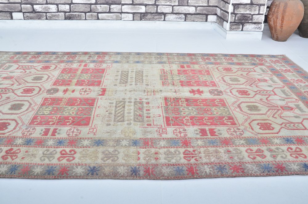 Turkish Rustic Woven Rug for sale at Pamono