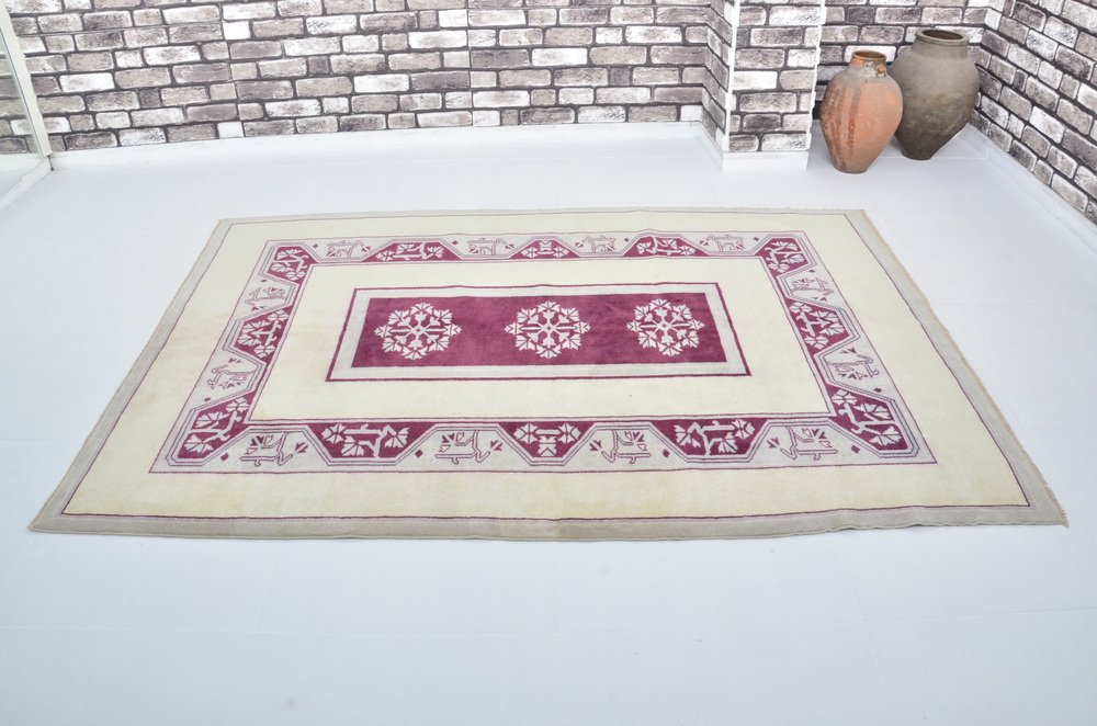 Mid-Century Modern Handmade Tribal Rug for sale at Pamono