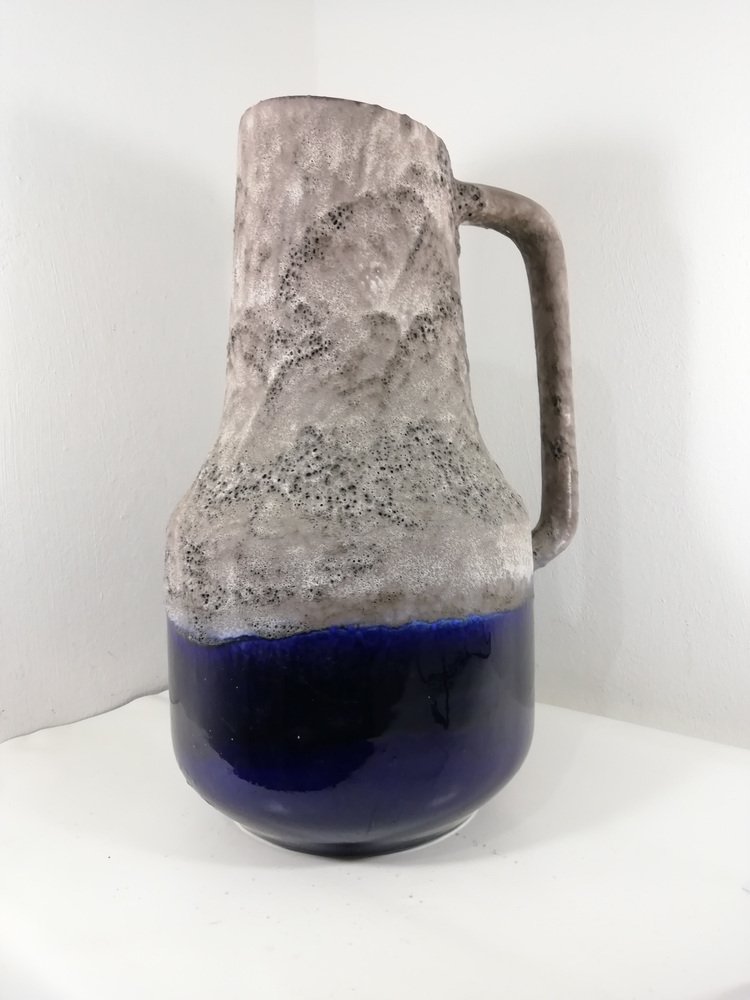 Large Blue Ceramic Vase, 1960s for sale at Pamono