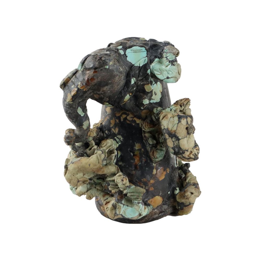 Vintage Turquoise Root Sculpture for sale at Pamono