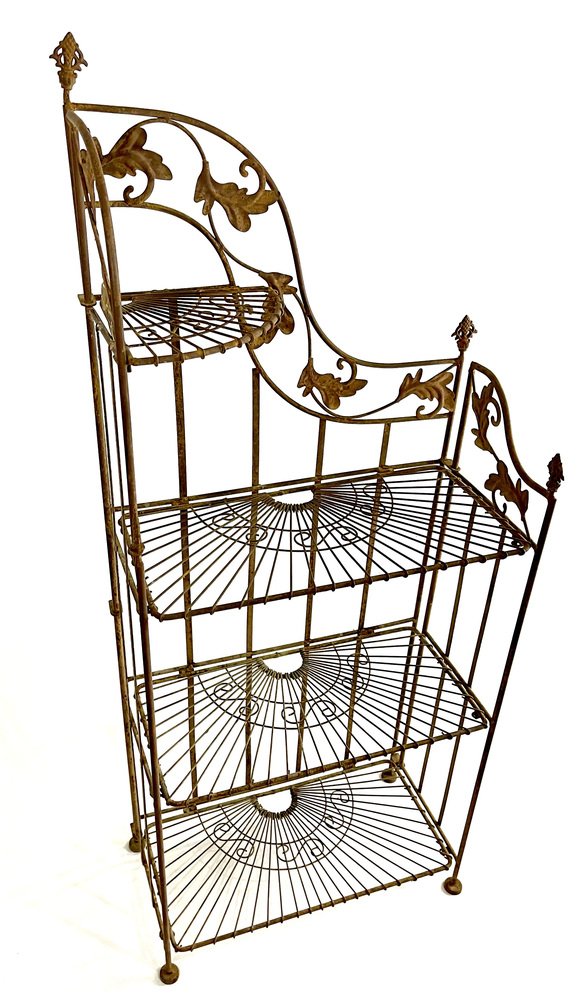Victorian Plant Shelf in Wrought Iron, 1920s for sale at Pamono
