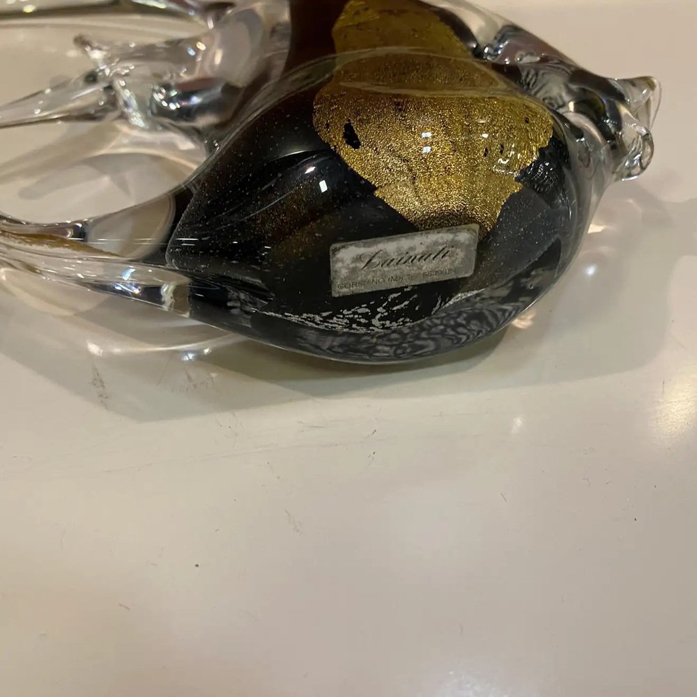 Modernist Murano Glass Sculpture of Tropical Fish by Seguso, 1980s for ...