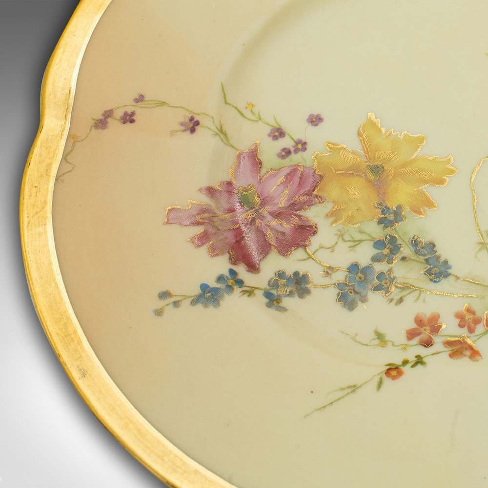 Victorian Ceramic Side Plates or Saucers, England, 1900s, Set of 2 for ...