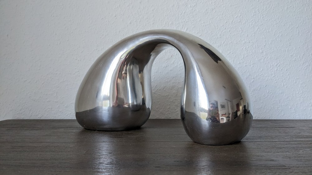 Biomorphic Sculpture Object in Aluminum by Eva & Peter Moritz for Ikea ...