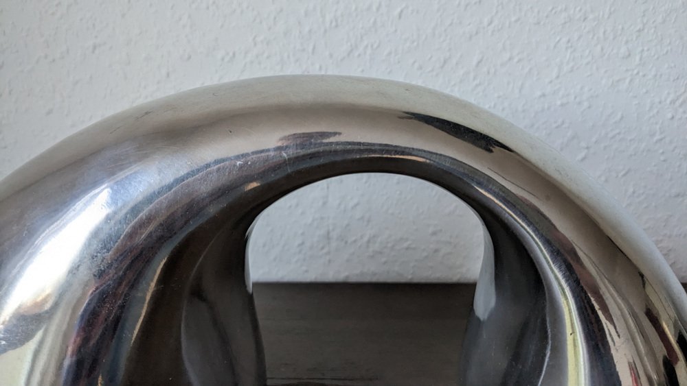 Objet Sculpture Biomorphique en Aluminium par Eva & Peter Moritz pour ...