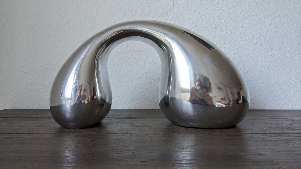 Biomorphic Sculpture Object in Aluminum by Eva & Peter Moritz for Ikea ...