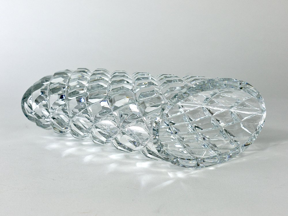 Austrian Facetted Crystal Glass Vase by Claus Josef Riedel, 1970s for ...