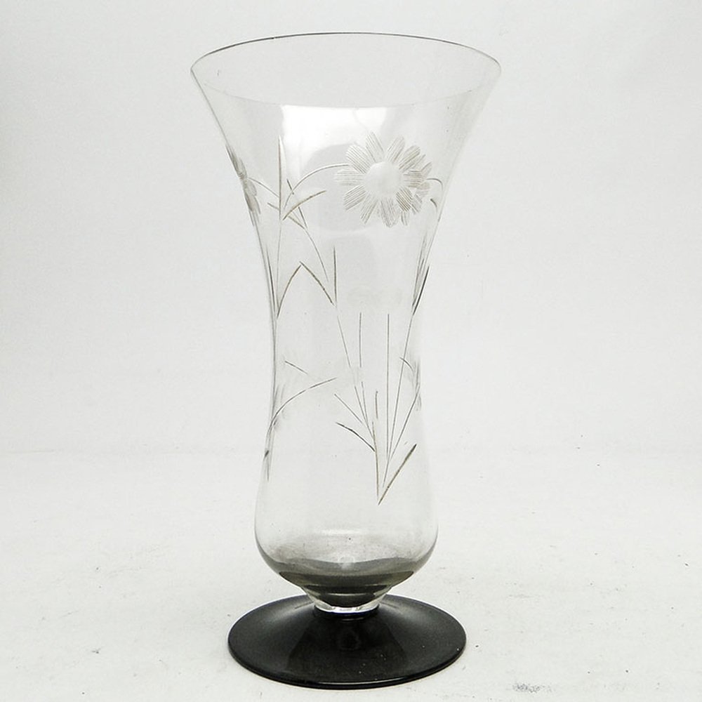 Art Deco Vase von Hortensja Glassworks, Polen, 1950er, 1930er bei ...