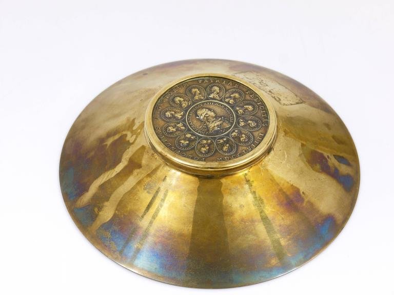 Messing Maria Theresia Münzschale Carl Auböck zugeschrieben, Österreich ...