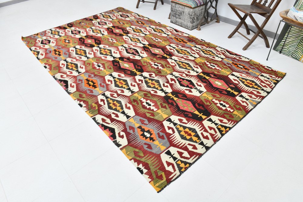 Turkish Wool and Cotton Rug for sale at Pamono